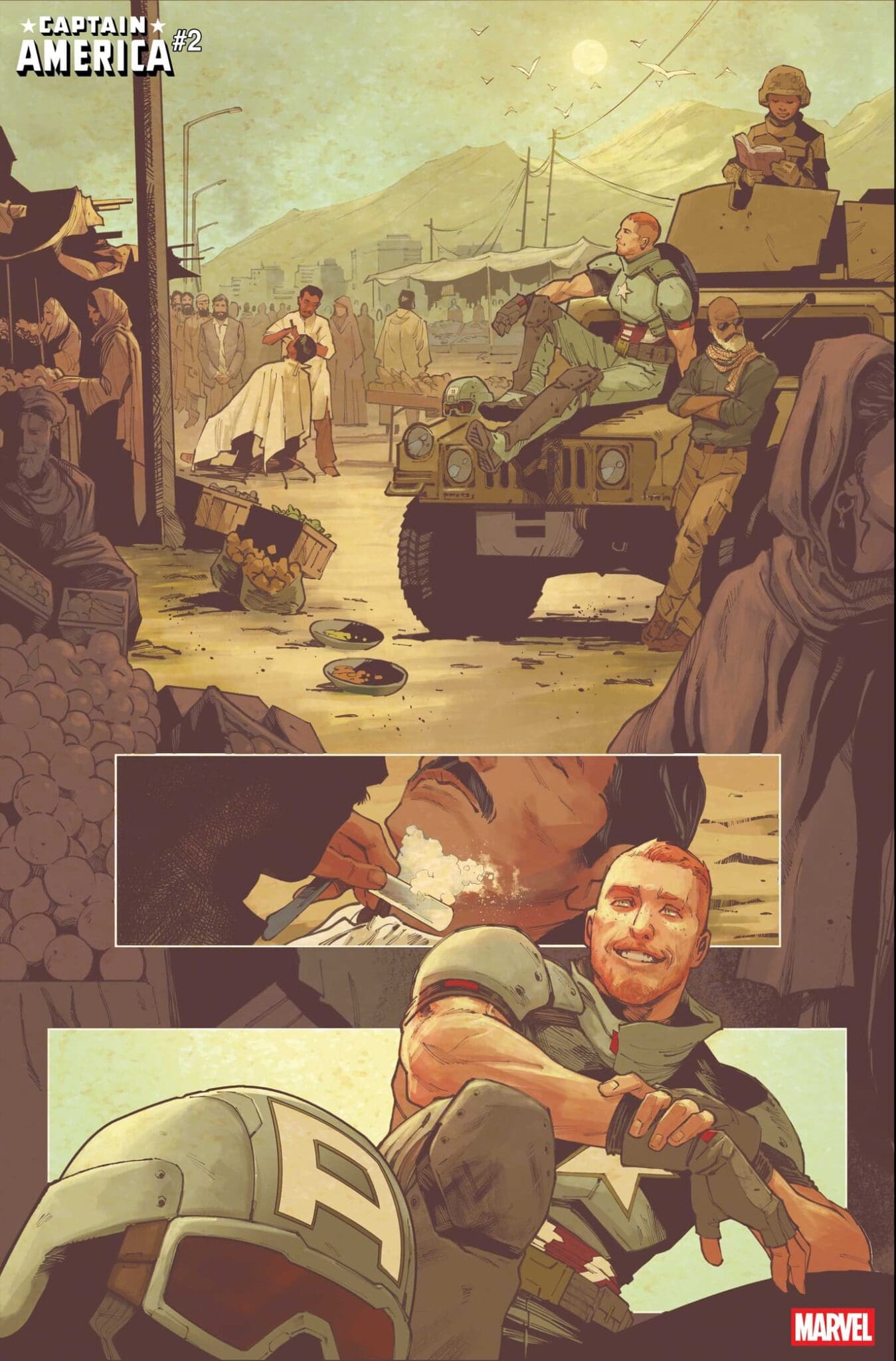 Two Captains, One Doom: Captain America #2 Unleashes David Colton ...