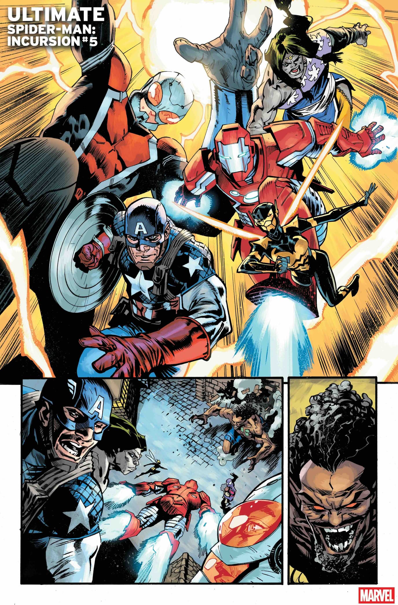 First Look: 'Ultimate Spider-Man: Incursion' #5 - Kapow! Pow! Boom!