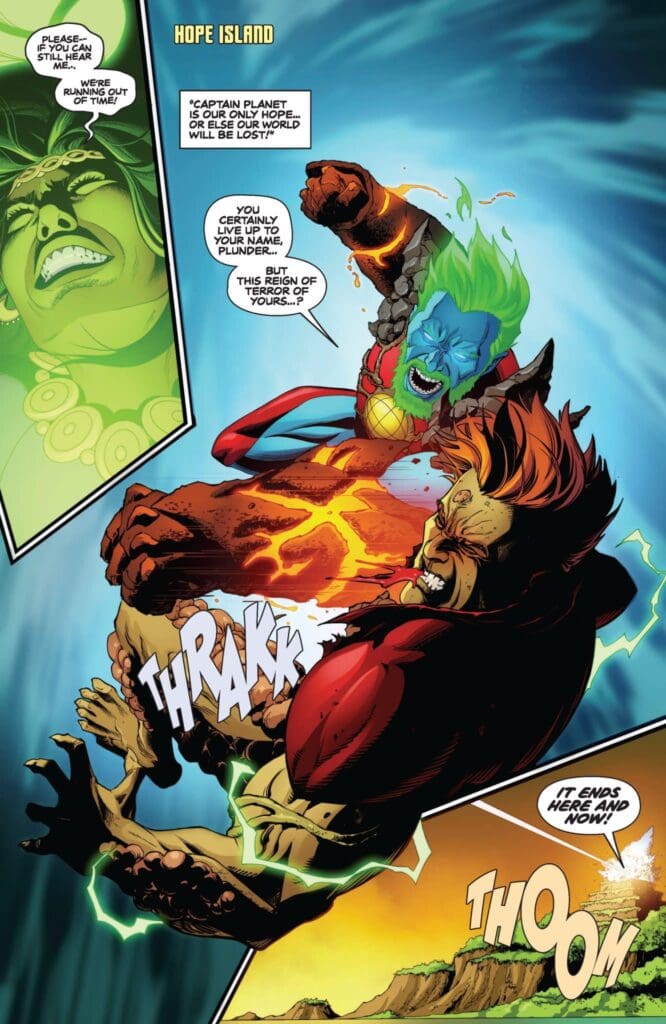 Captain Planet #6 Review Planeteers Unite for the Finale