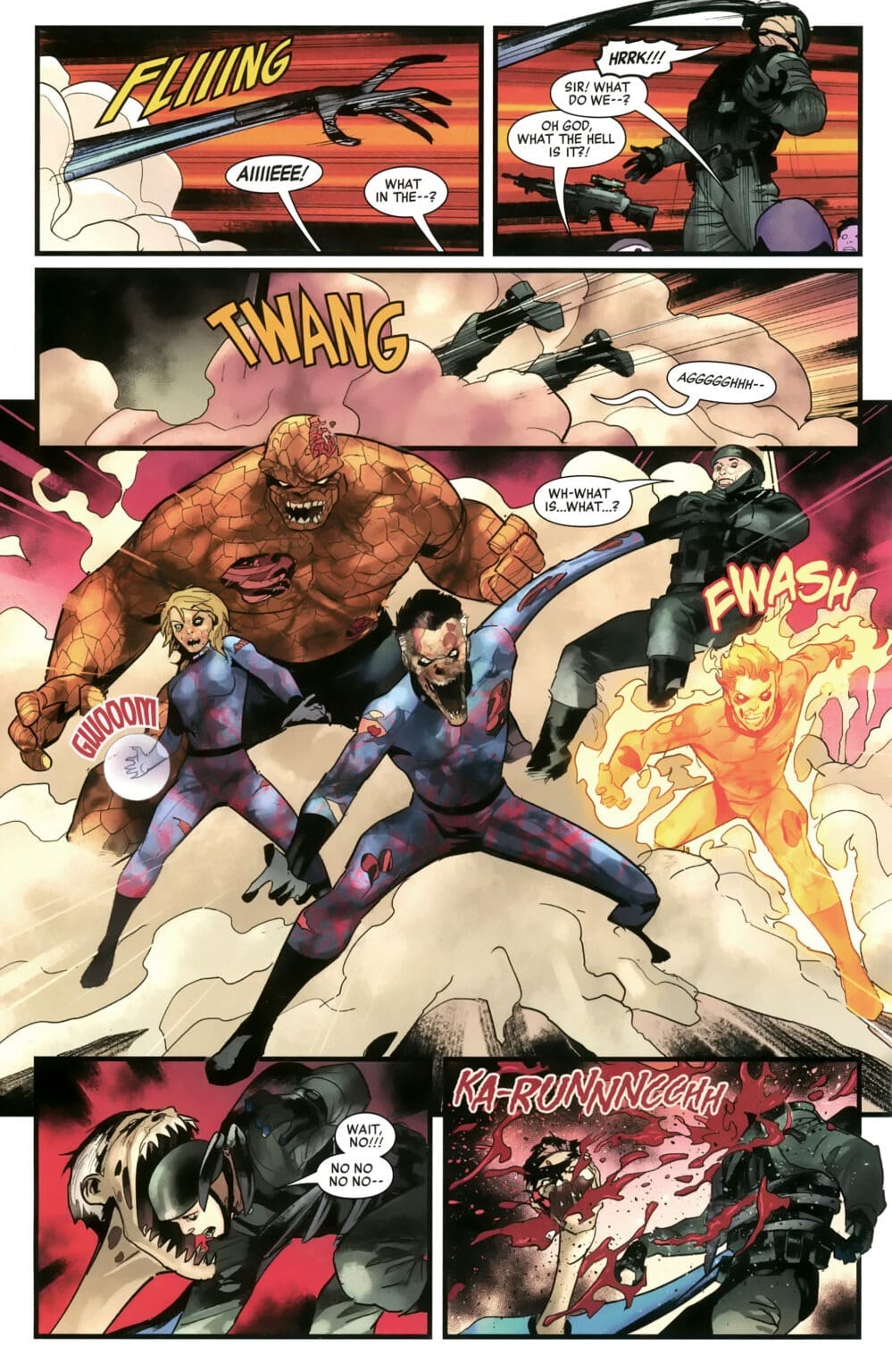 How the Fantastic Four BECAME the Frightful Four in Marvel Zombies: Red ...